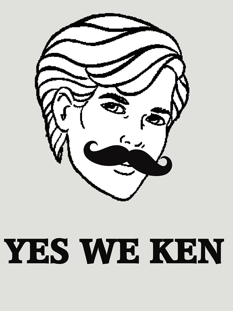 "Yes We Ken" T-shirt for Sale by Dani22 | Redbubble | moustache t ...