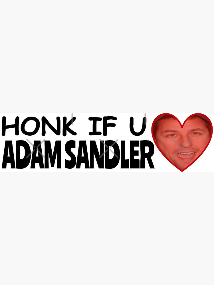 "adam sandler fan bumper sticker" Sticker for Sale by viviquartz ...