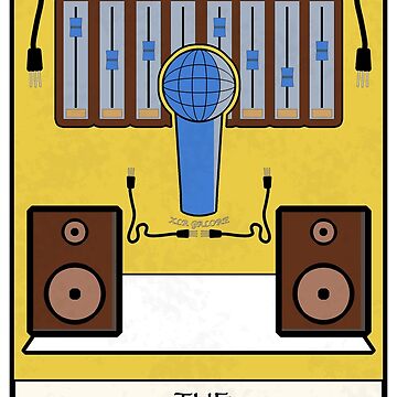 "Theatre Sound Tarot Card" Sticker for Sale by Callum-Watson | Redbubble