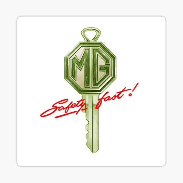 "MG Safety Fast!" Sticker for Sale by Memoryvault | Redbubble