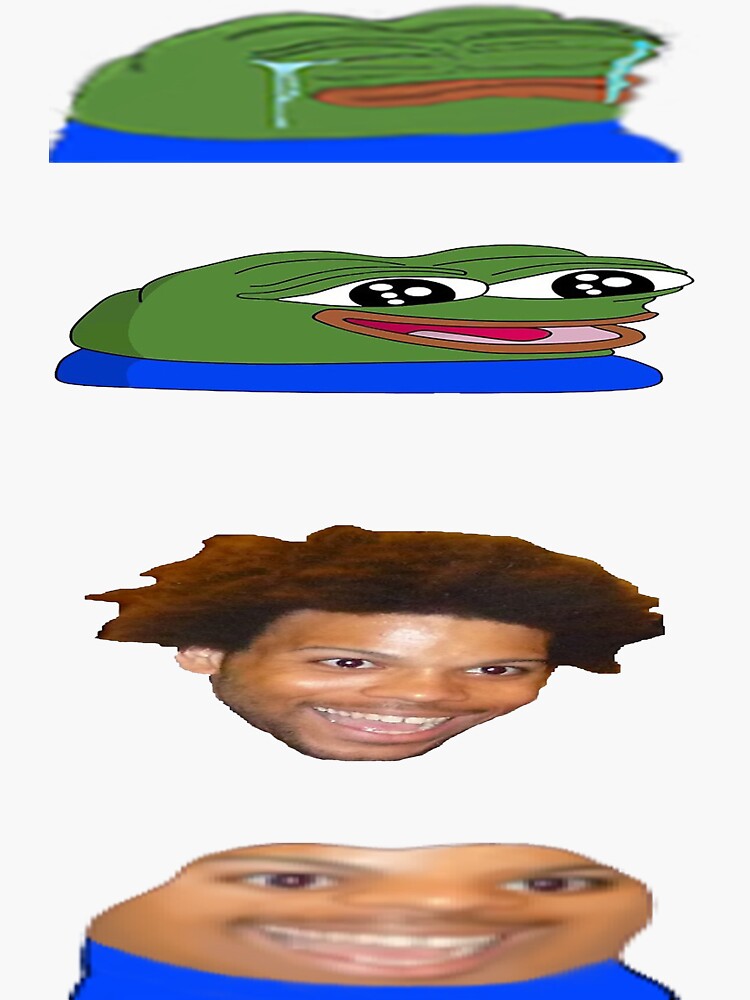 "Wide peepo happy | Wide peepo sad| Widehardo| Widehard sticker ...