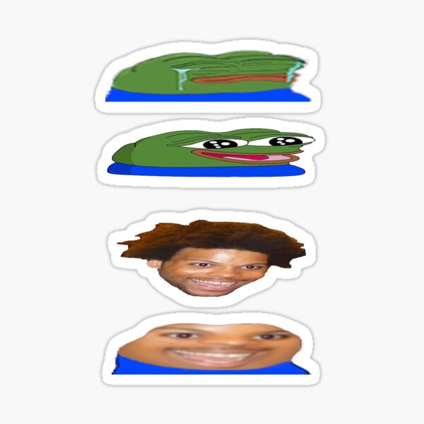 "Wide peepo happy | Wide peepo sad| Widehardo| Widehard sticker ...