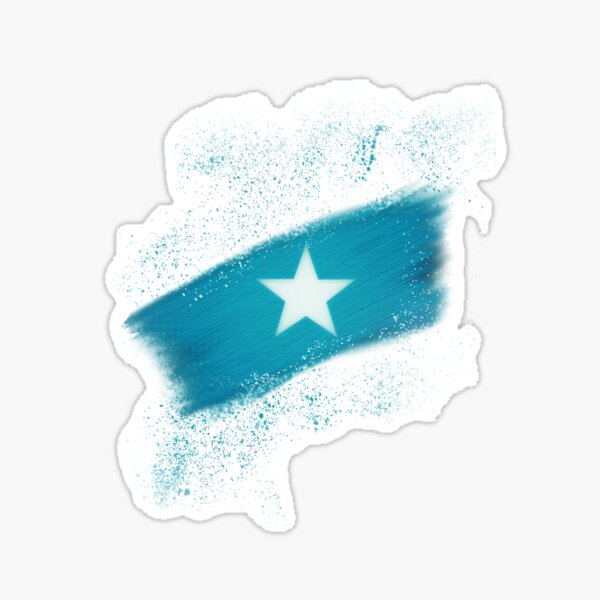 "Somali mural" Sticker by Softpower | Redbubble