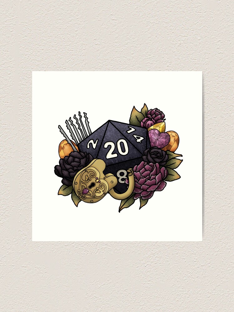 "Rogue Class D20 SERIES 2 - Tabletop Gaming Dice - Thief Lockpicking ...