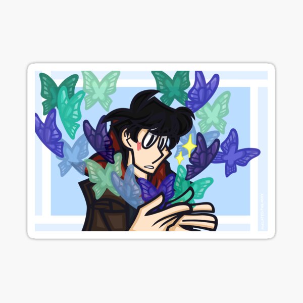 "merlin" Sticker by pixelparadox | Redbubble