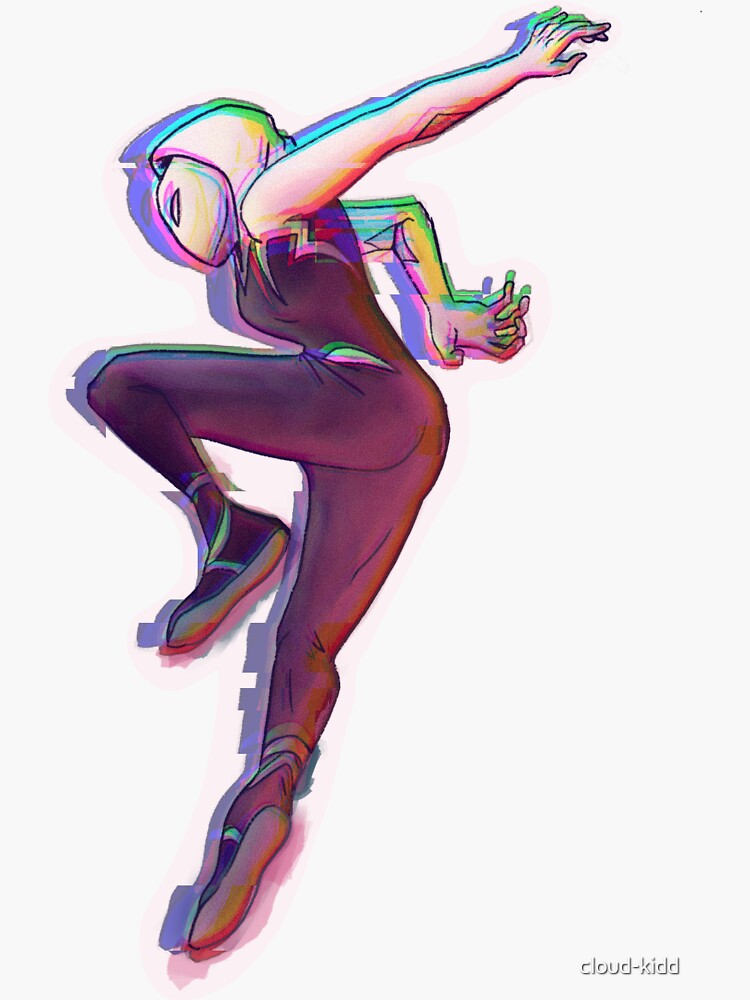 "Gwen Stacy " Sticker for Sale by cloud-kidd | Redbubble