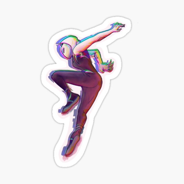 "Gwen Stacy " Sticker for Sale by cloud-kidd | Redbubble