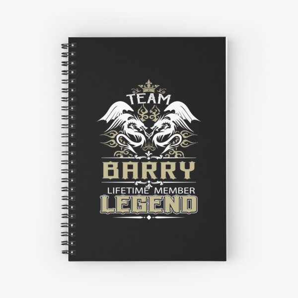 Cuaderno de espiral «Camiseta con nombre de Barry - Camiseta de regalo ...