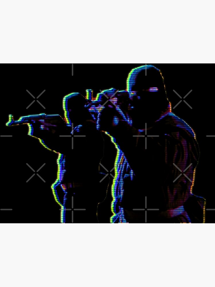 "North Hollywood Shootout / Neon Cutout" Poster for Sale by 1337h4cker ...