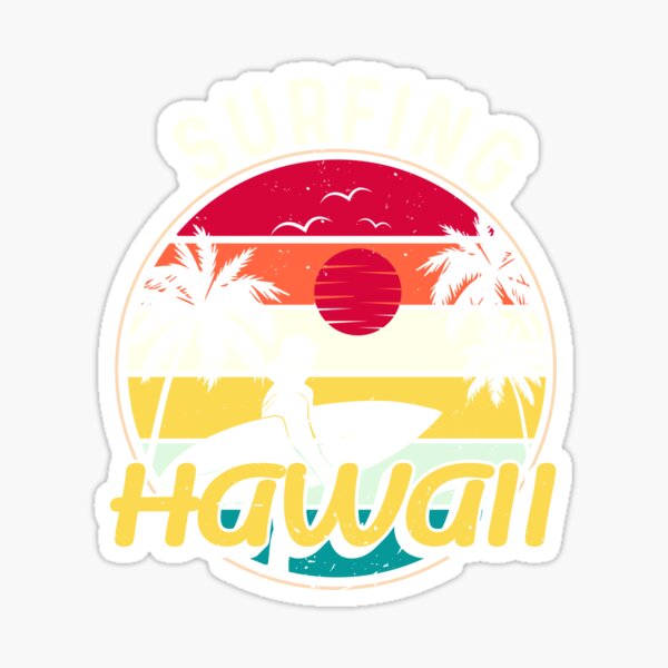 "Vintage Hawaiian - Hawaii Hawaiian Island" Sticker for Sale by BRVART ...