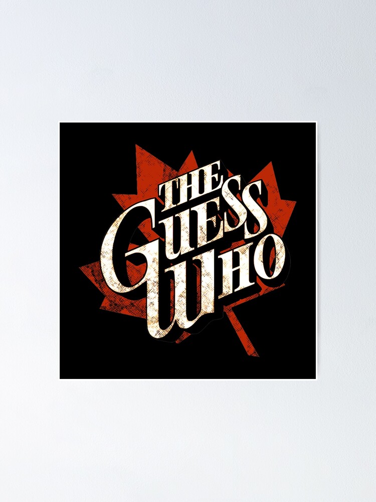 "Ojogelo28 The Guess Who Logo" Poster for Sale by jennicruz361 | Redbubble