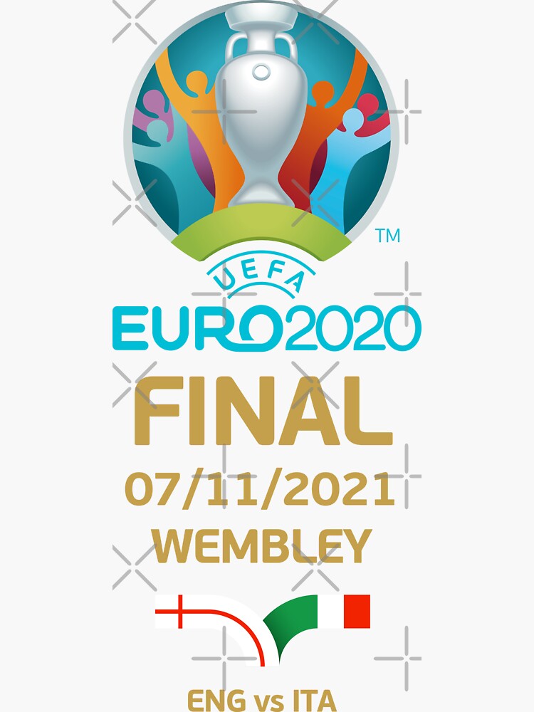 "FINAL Wembley 2020" Sticker for Sale by willovva | Redbubble