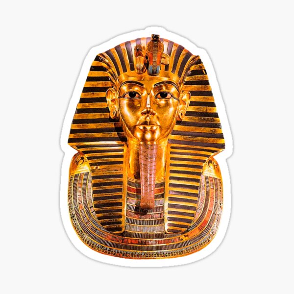"Pharaoh King Tut (Tutankhamun)" Sticker for Sale by Popular-Gifts ...