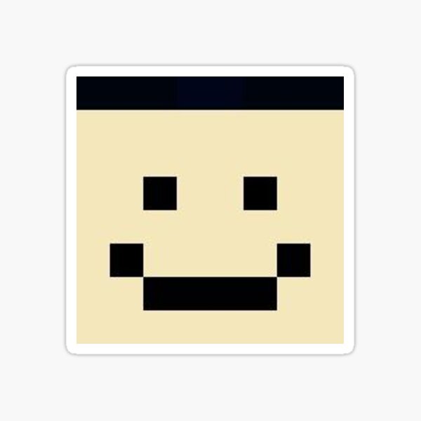 Pegatina «Cabeza de Minecraft Quackity» de NarniasEclipse | Redbubble