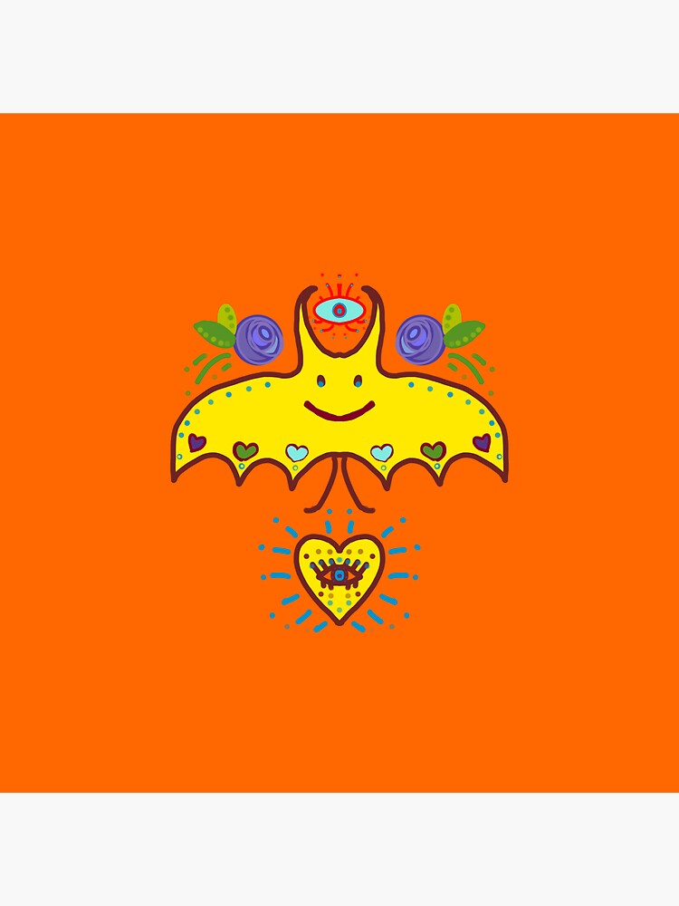 "Batty" Sticker for Sale by WoodOctopus | Redbubble