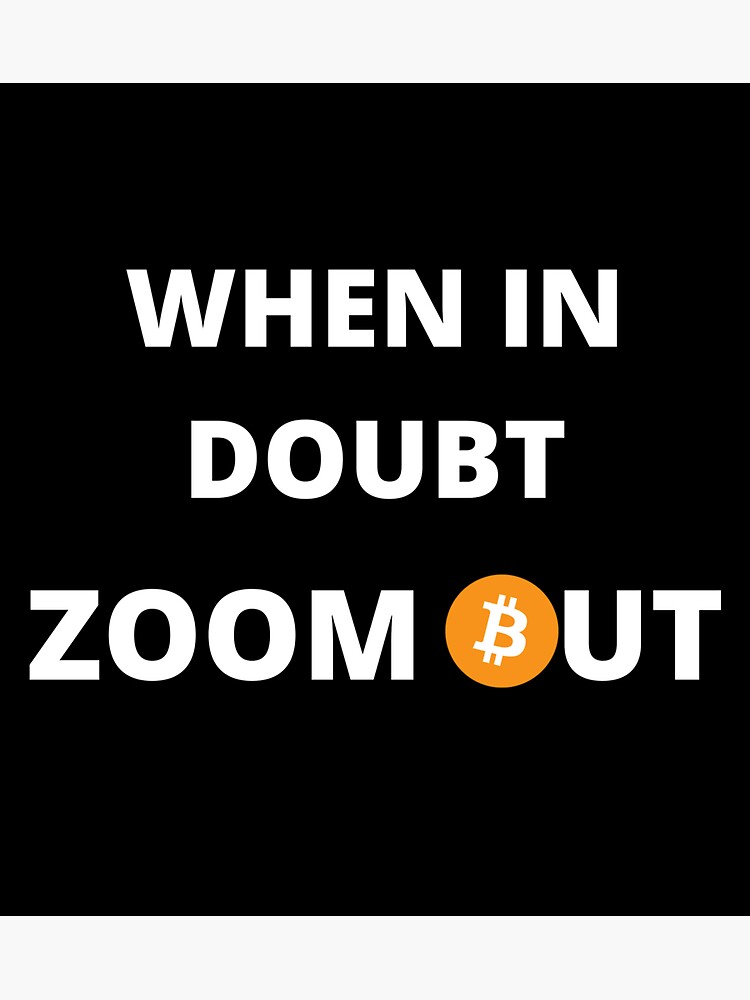 "When In Doubt Zoom Out" Sticker for Sale by Lucidfeld | Redbubble