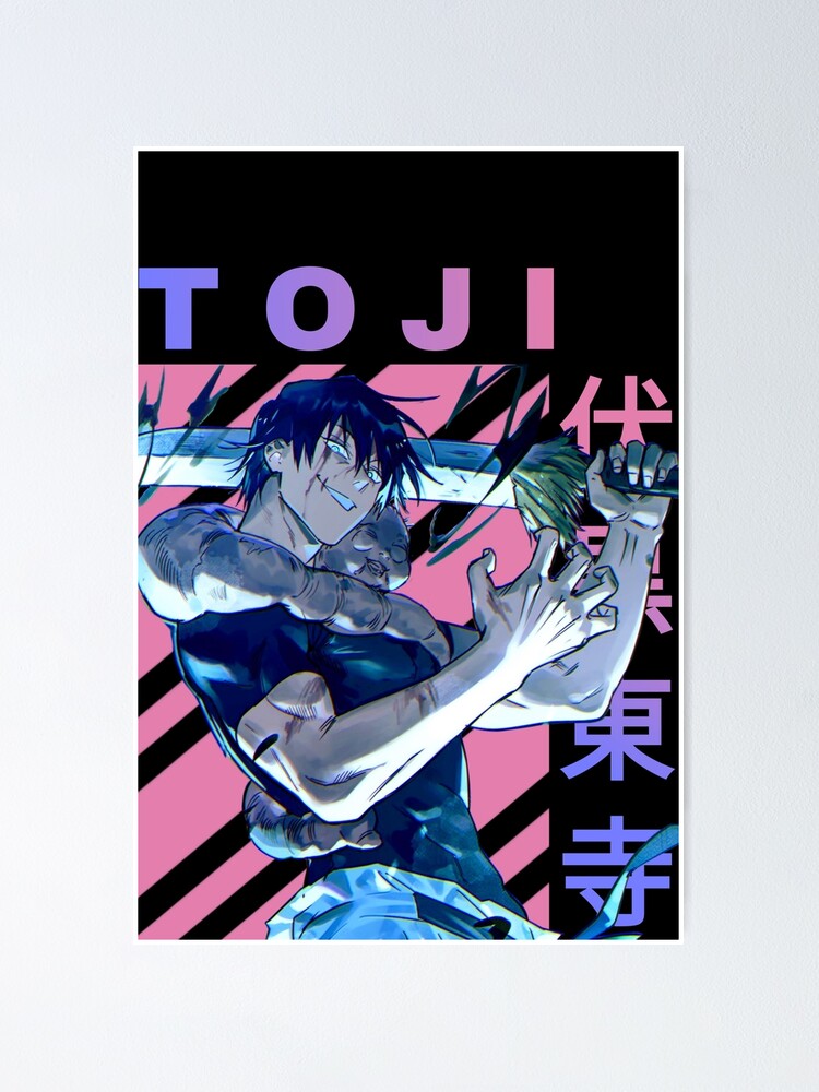 "Toji fushiguro - Jujutsu Kaisen manga" Poster for Sale by itsmeayo ...