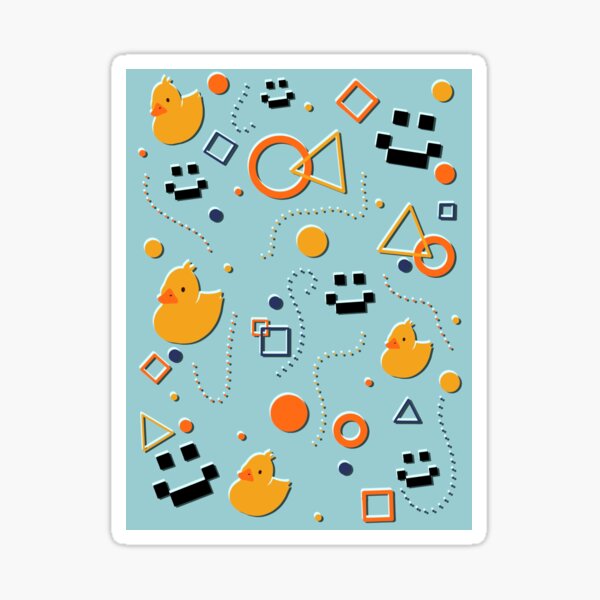"Quackity Pattern" Sticker by horizonlily | Redbubble