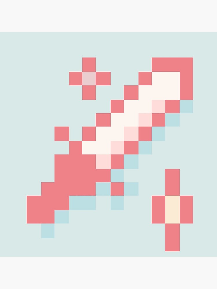 "Pink sword Pixel Art " Art Print for Sale by Kumo-shop | Redbubble