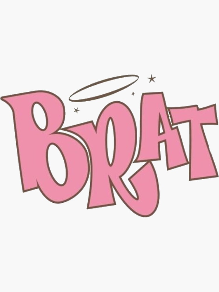 Pegatina «LINDO BRAT BRATZ PINK LOGO HALO CAMISA VESTIDO PEGATINA IMÁN ...