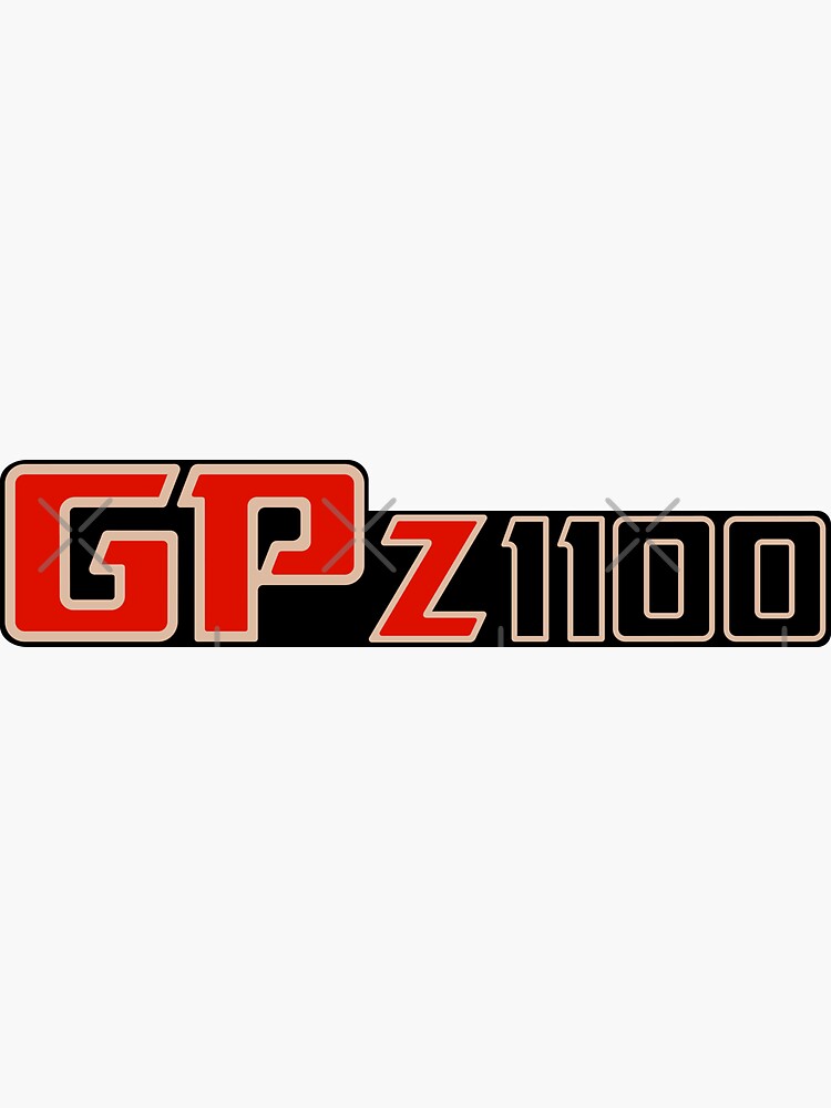 "GPZ 1100 side emblem custom made design replica" Sticker for Sale by ...