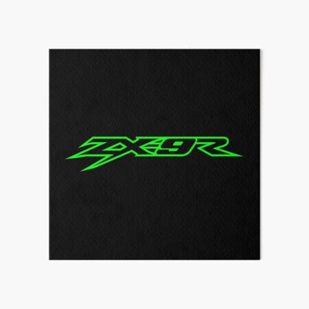 "ZX-9R side emblem custom made design replica green outline" Art Board ...