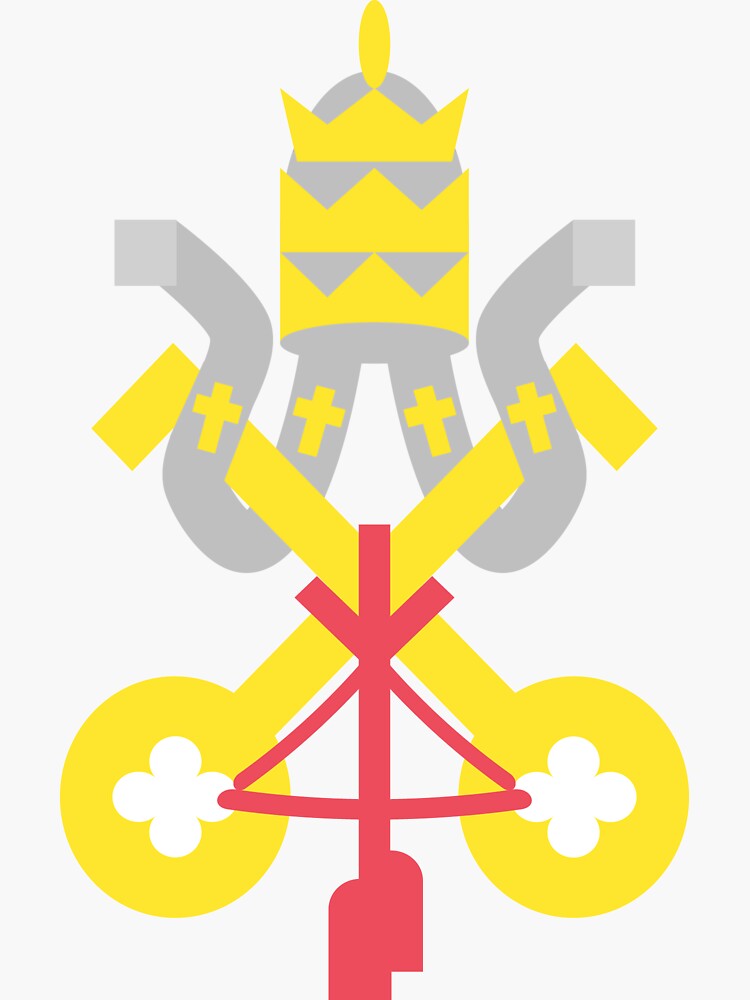 "Papal Emoji" Sticker for Sale by dicastery | Redbubble
