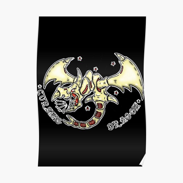 "CURSING DRAGON " Poster for Sale by RahmahYoh | Redbubble