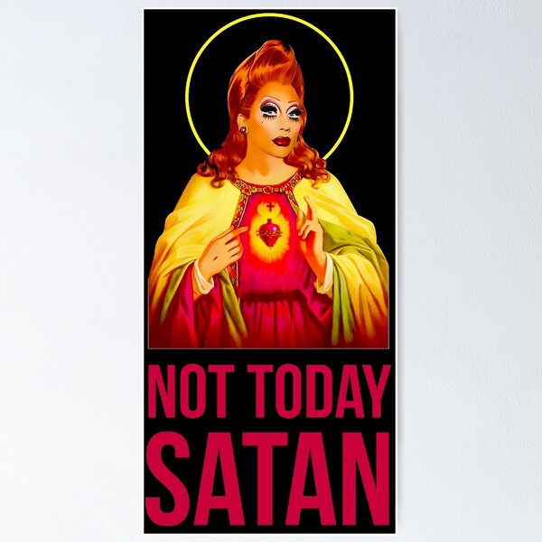 "Not Today" Poster for Sale by Luckydrew | Redbubble