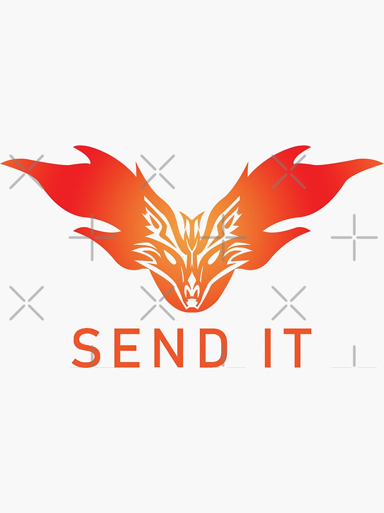"Fox Fire Racing Send It" Sticker for Sale by foxfireracing | Redbubble