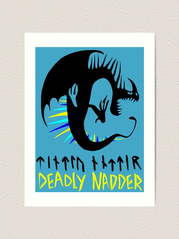 "DEADLY NADDER - Sharp Class Symbol" Art Print by turntechgodhead ...