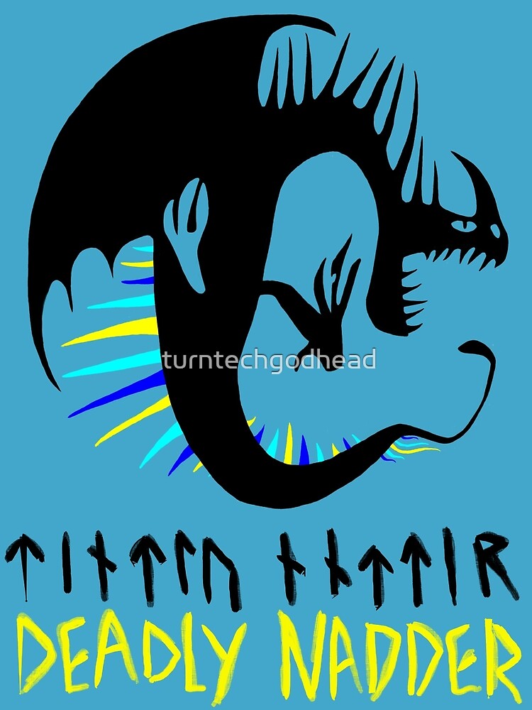 "DEADLY NADDER - Sharp Class Symbol" Art Print by turntechgodhead ...