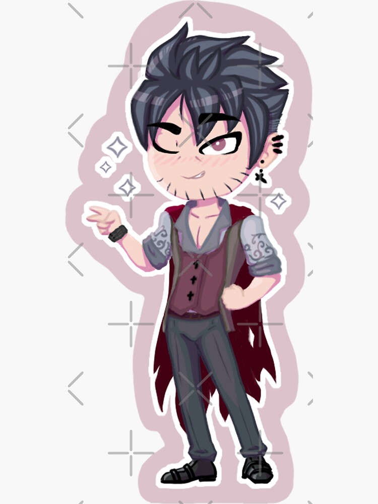 "Chibi Qrow Smirk" Sticker for Sale by BrianneABanana | Redbubble