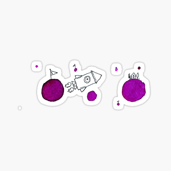 "Homeward Bound - Rocket on!" Sticker for Sale by JoJagoArt | Redbubble