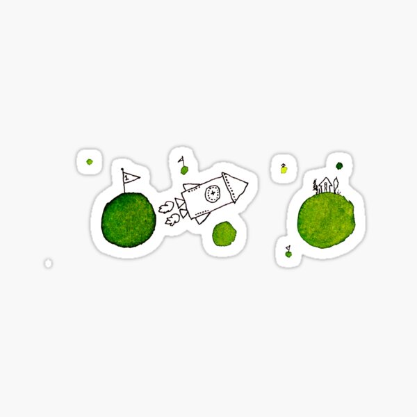 "Homeward Bound - Rocket on!" Sticker for Sale by JoJagoArt | Redbubble