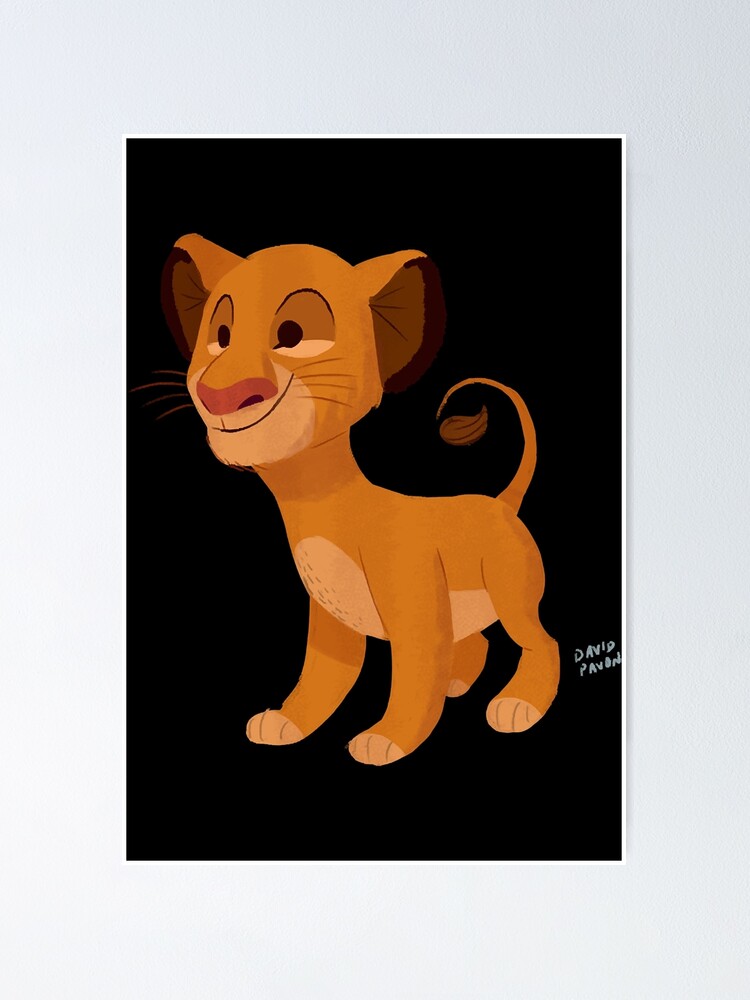"Simba " Poster for Sale by Nishitha37 | Redbubble