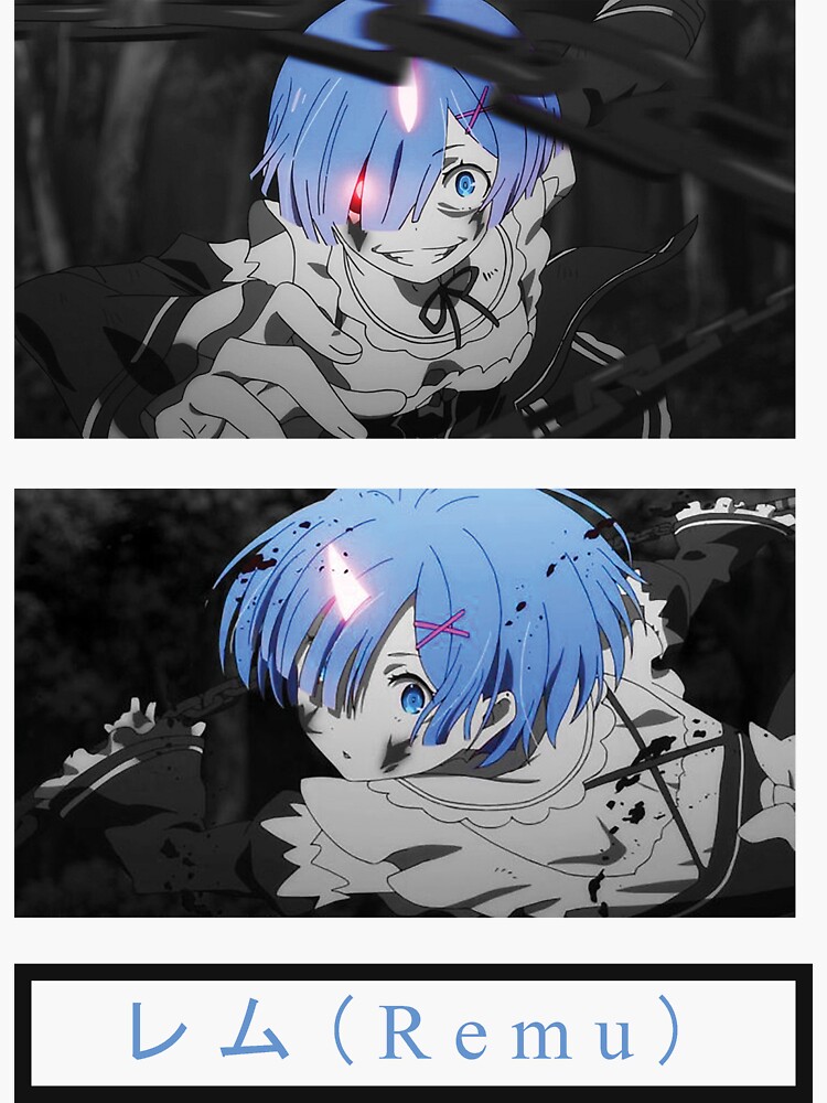 "Remu" Sticker for Sale by OHAYO-BOO | Redbubble