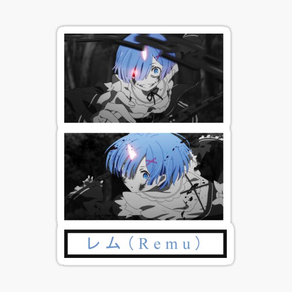 "Remu" Sticker for Sale by OHAYO-BOO | Redbubble