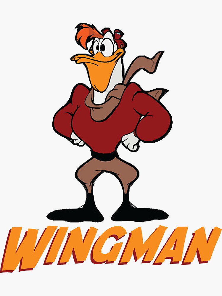 "Wingman - Launchpad McQuack " Sticker for Sale by Nishitha37 | Redbubble