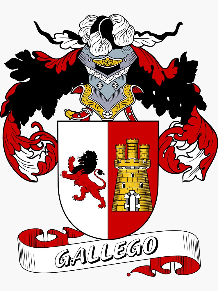 "Gallego" Sticker by HaroldHeraldry | Redbubble
