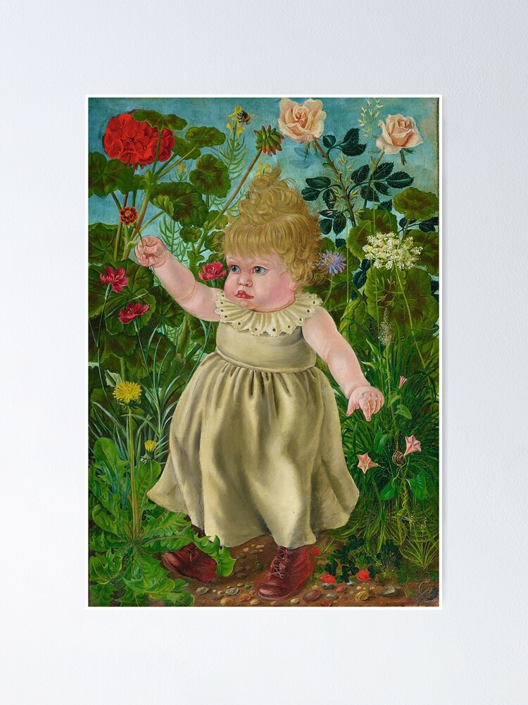 "Nelly Among Flowers" Poster for Sale by cdiasa66 | Redbubble
