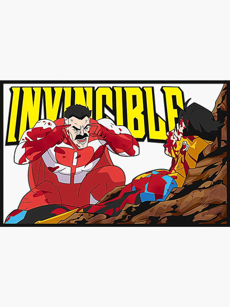 "Invincible Meme invincible " Sticker by thenhalf | Redbubble