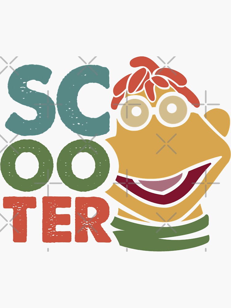 "The Muppet Show Scooter" Sticker for Sale by MuppetShowJust | Redbubble