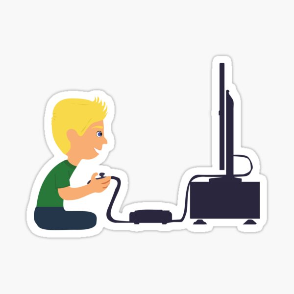 "Gamer Boy" Sticker by Diddy-Designs | Redbubble