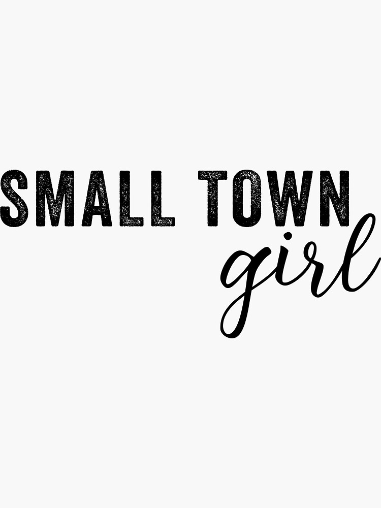 Small Town Mystery Stickers for Sale | Redbubble