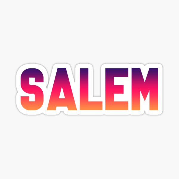 "SALEM" Sticker for Sale by odosolomopo | Redbubble