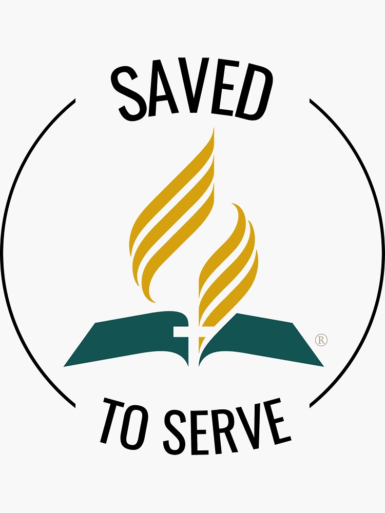 "Seventh Day Adventist Saved To Serve" Sticker for Sale by Kei-Infinty ...