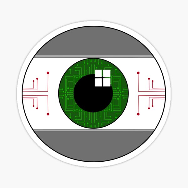 "Eye Bot" Sticker for Sale by DbutwithD | Redbubble