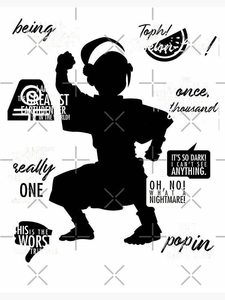 "Avatar The Last Airbender Toph Beifong Classic Designer" Photographic ...