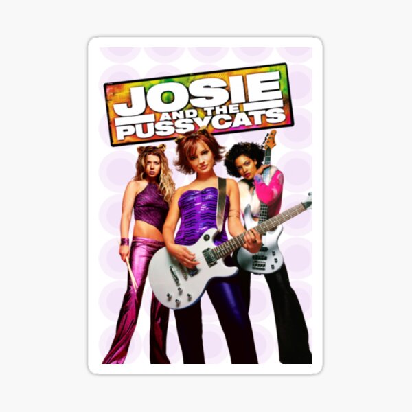 "Josie and the Pussycats" Sticker for Sale by HeyRetroPosters | Redbubble